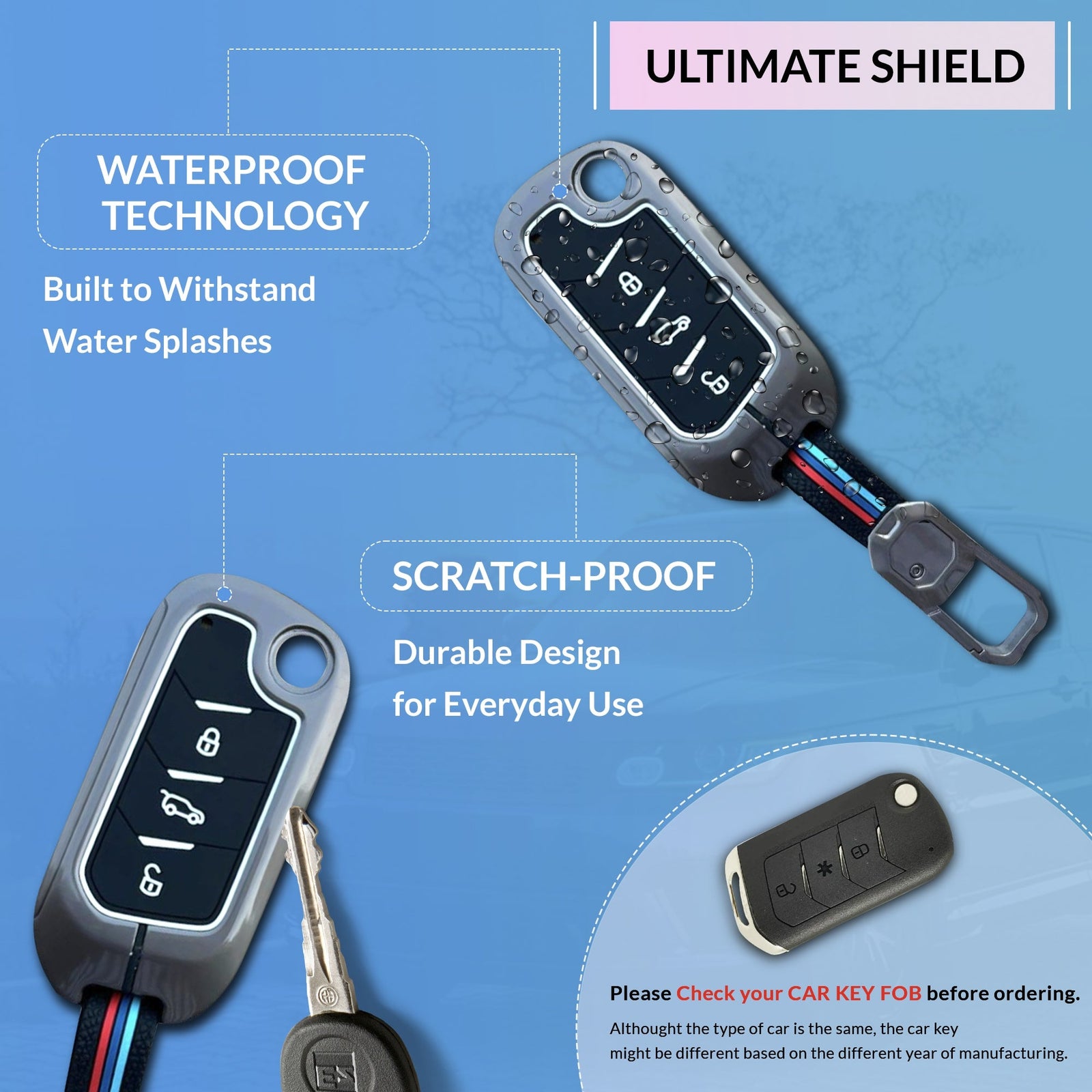 Neodrift KeyShield | Best Car Key Cover for Mahindra XUV 700