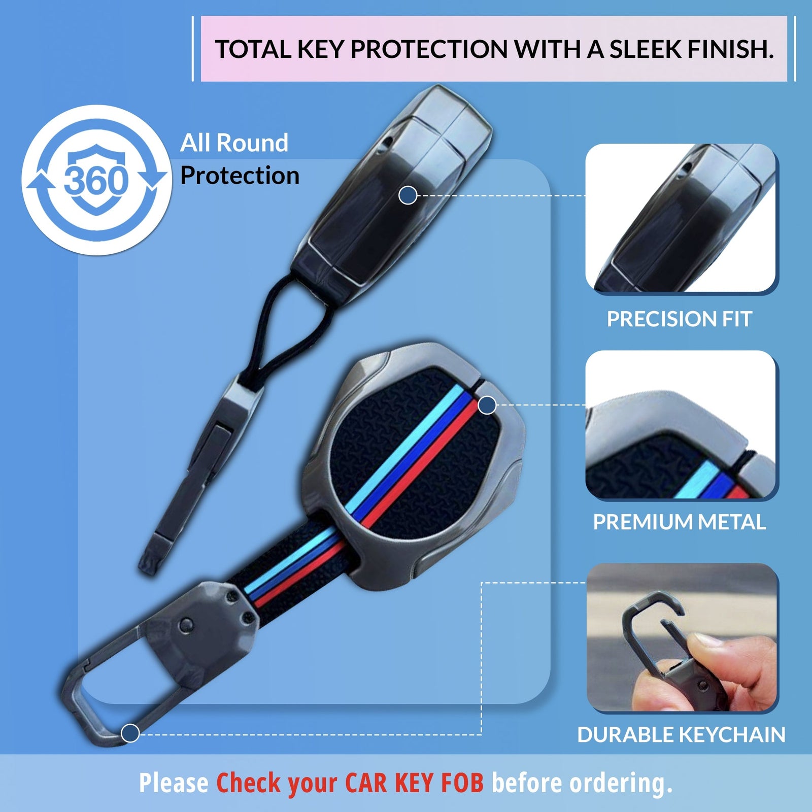 Neodrift KeyShield | Best Car Key Cover for Maruti Suzuki Ignis