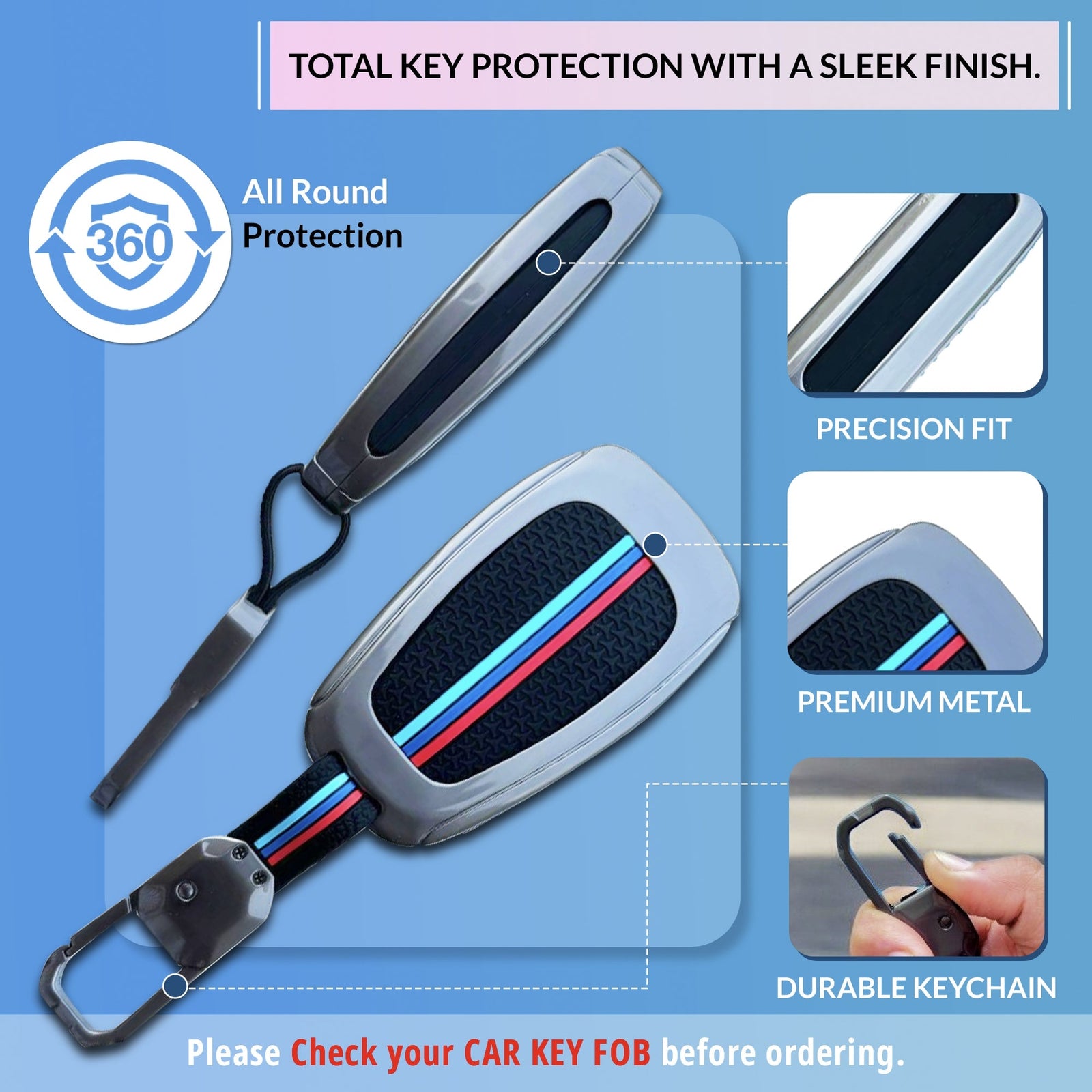 Neodrift KeyShield | Best Car Key Cover for Tata Nexon