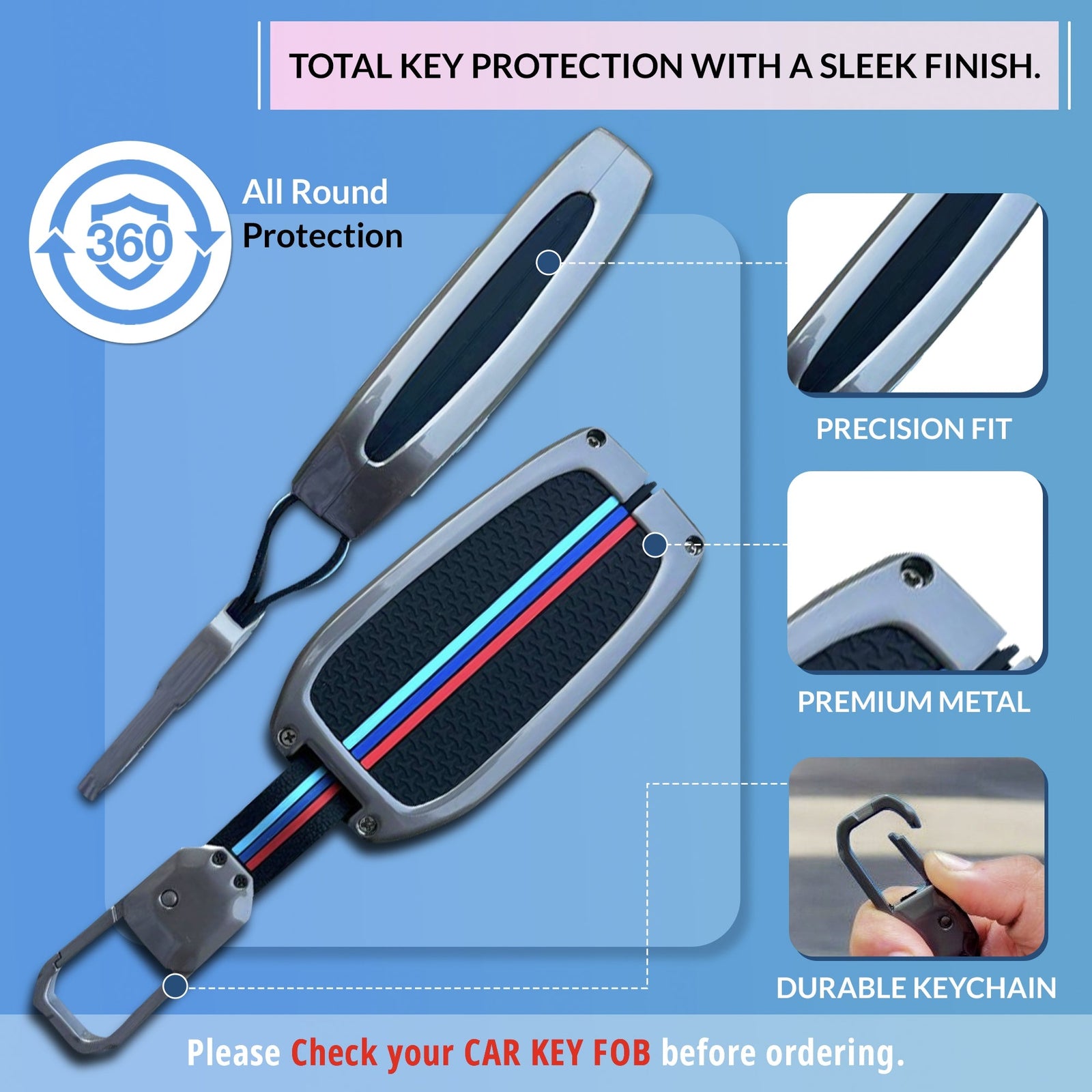 Neodrift KeyShield | Best Car Key Cover for Toyota Innova Hycross